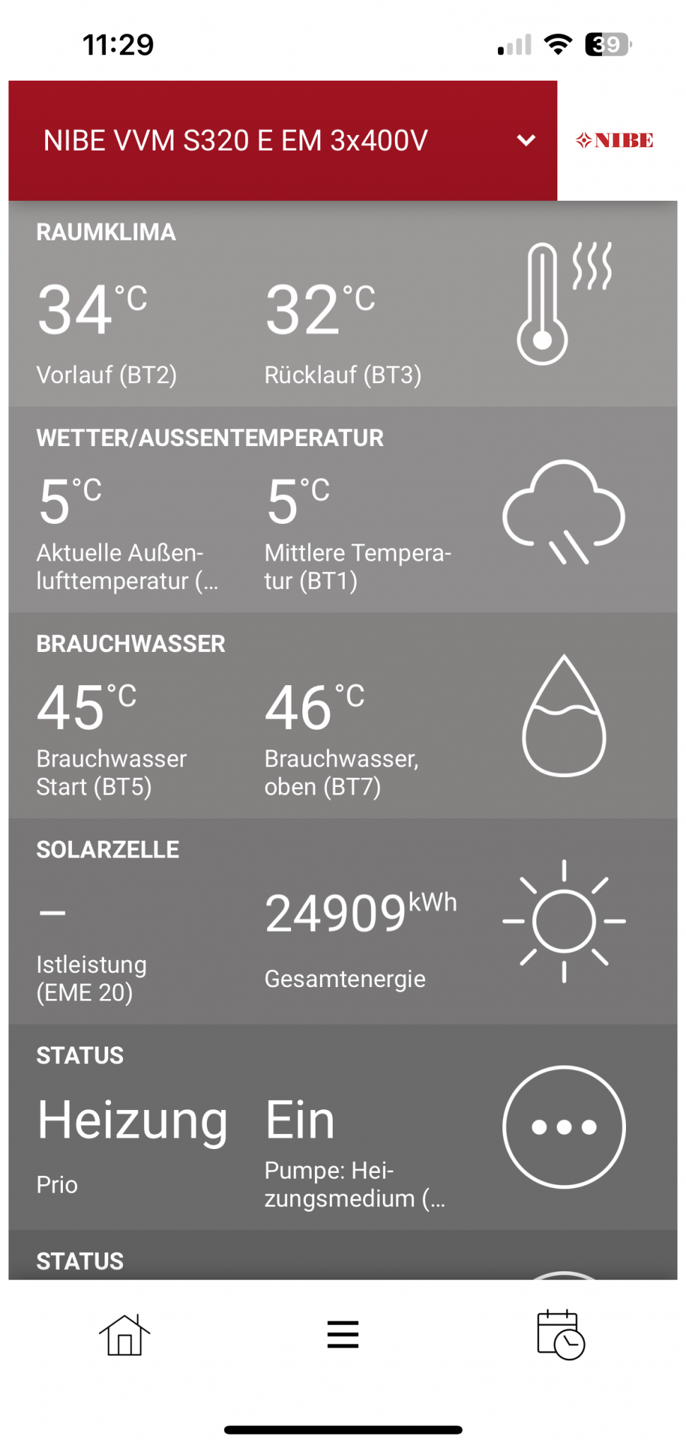 Die Nibe-App “myUplink” – Wärmepumpe flexibel steuern